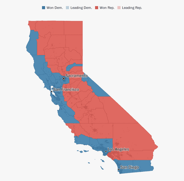 California Electoral Map